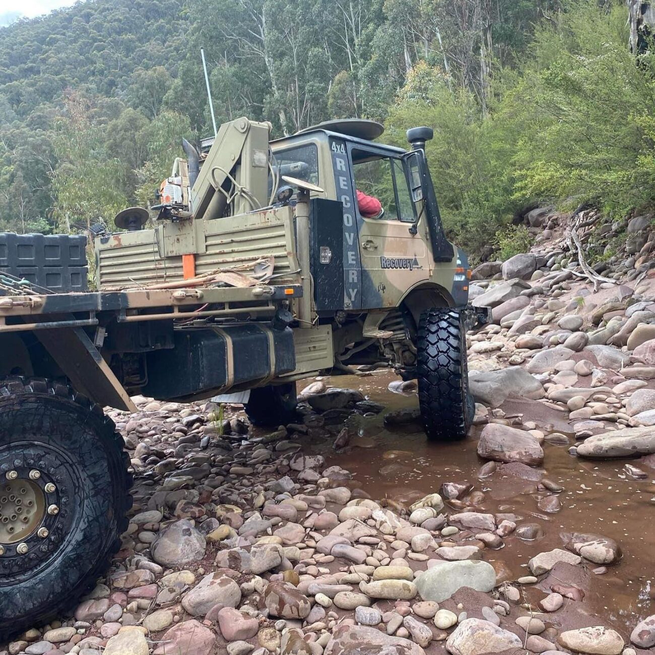 Cargo Crane | Aust. Ex-Military Unimogs