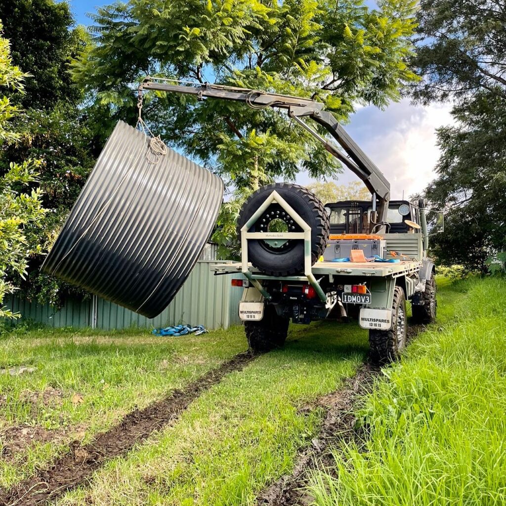 Cargo Crane | Aust. Ex-Military Unimogs