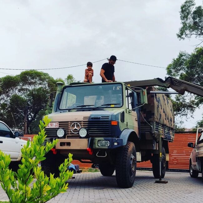 Cargo Crane | Aust. Ex-Military Unimogs