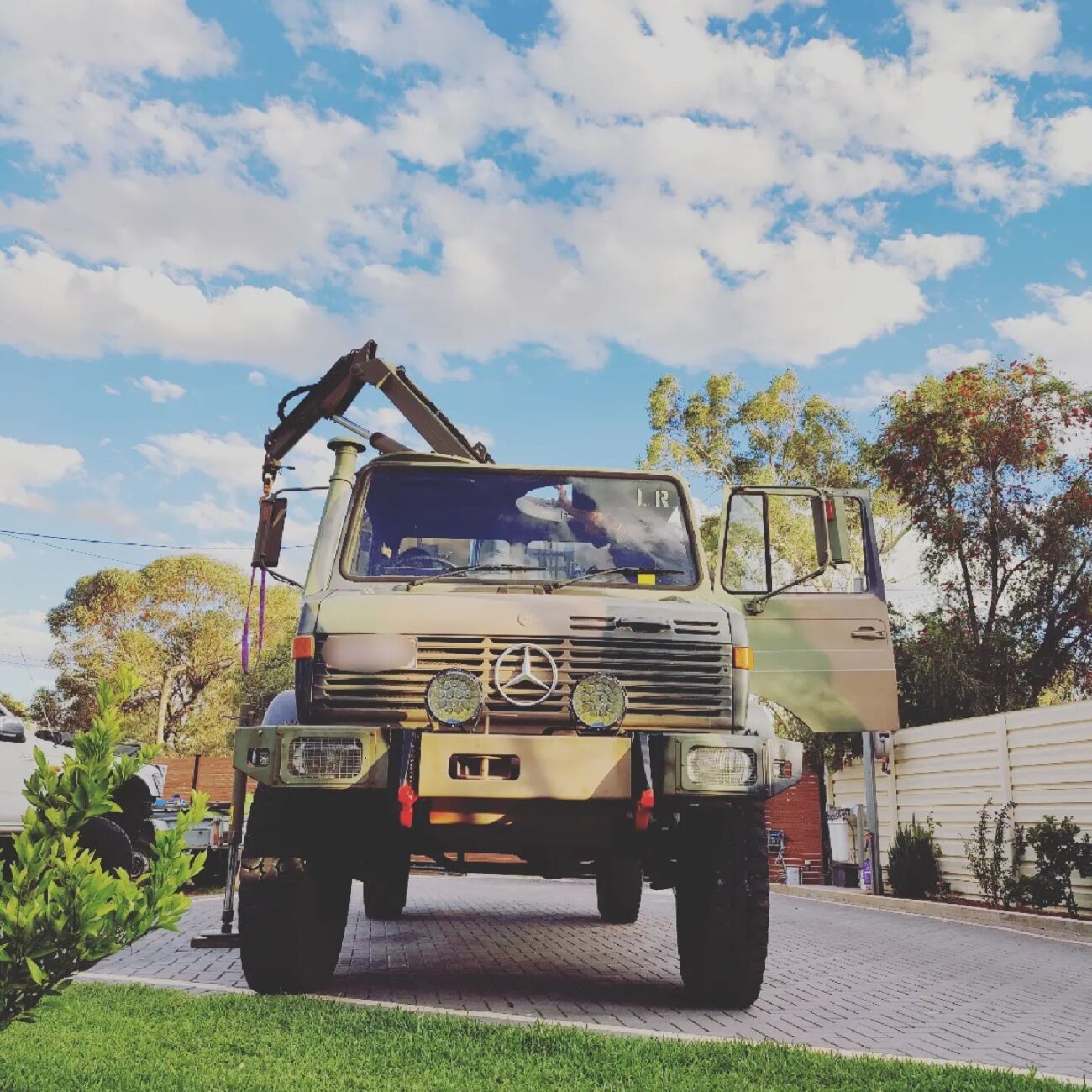 Cargo Crane | Aust. Ex-Military Unimogs